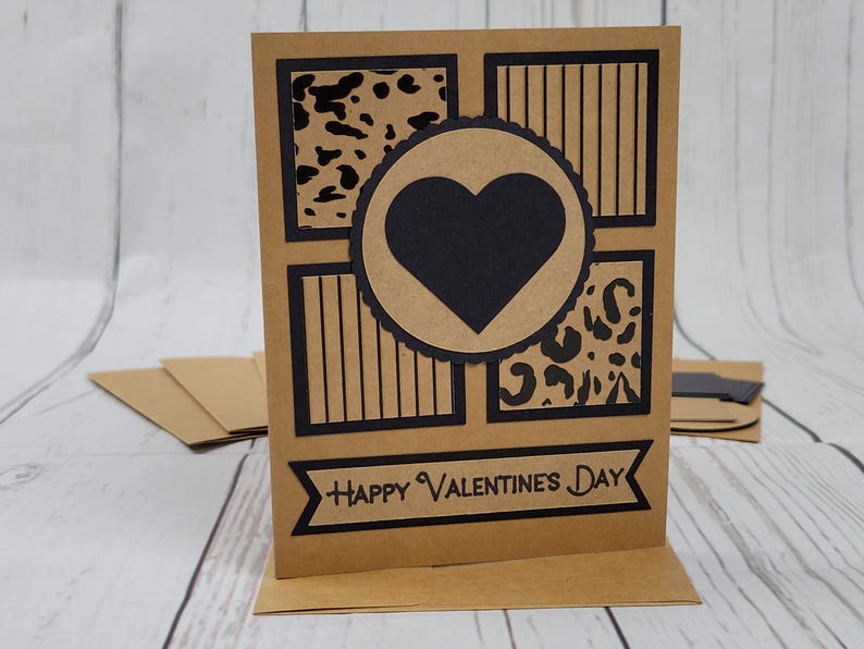 Happy Valentine's Day Greeting Card Kit | 4 Cards With Envelopes ...