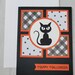 Happy Halloween Greeting Card Kit | 4 Cards With Envelopes | Black Cat ...