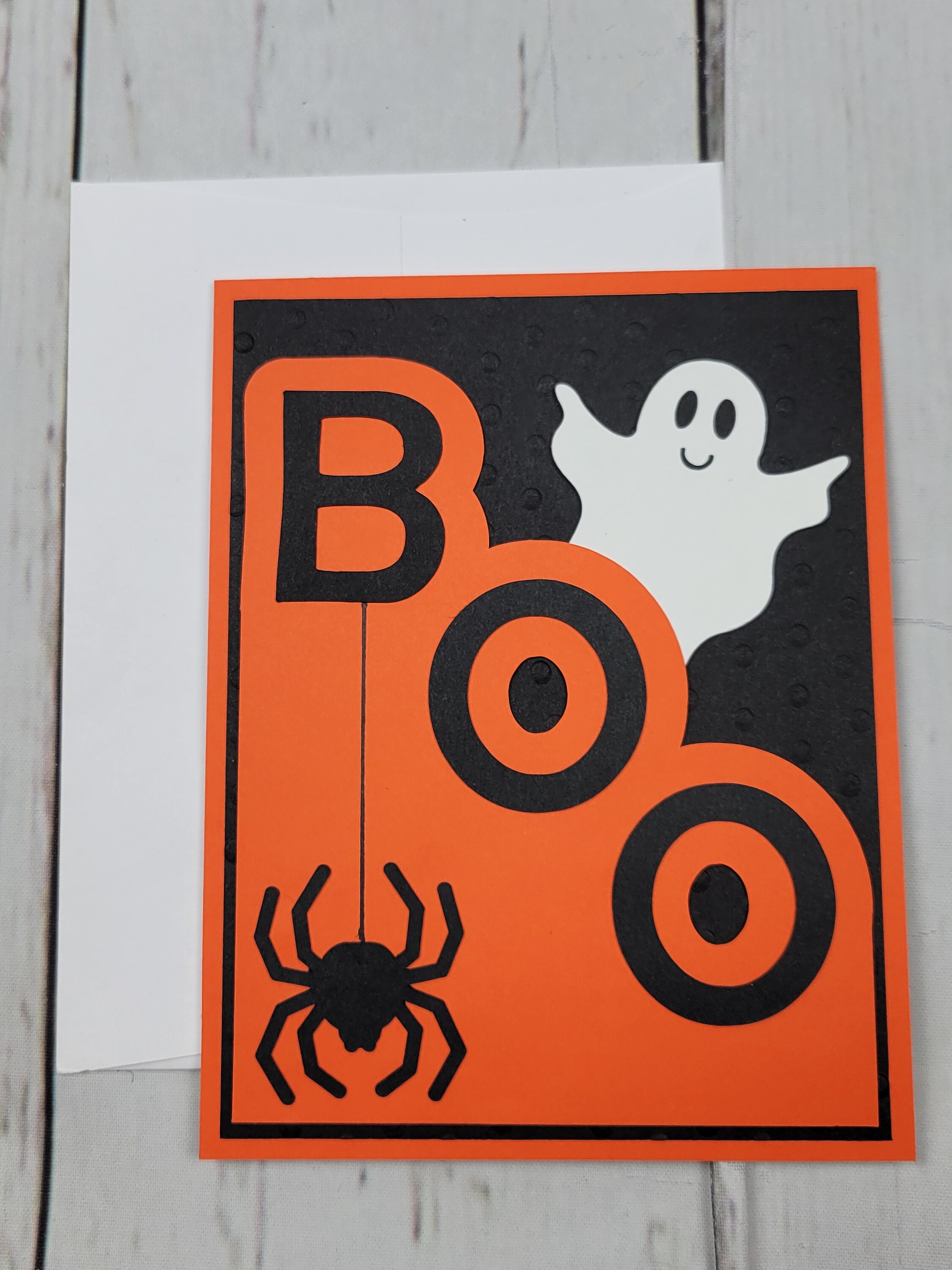 Happy Halloween Greeting Card Kit | 4 Cards With Envelopes | Boo Ghosts ...