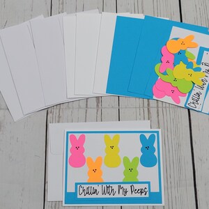 Happy Easter Greeting Card Kit | 4 Cards With Envelopes | With My Peep ...