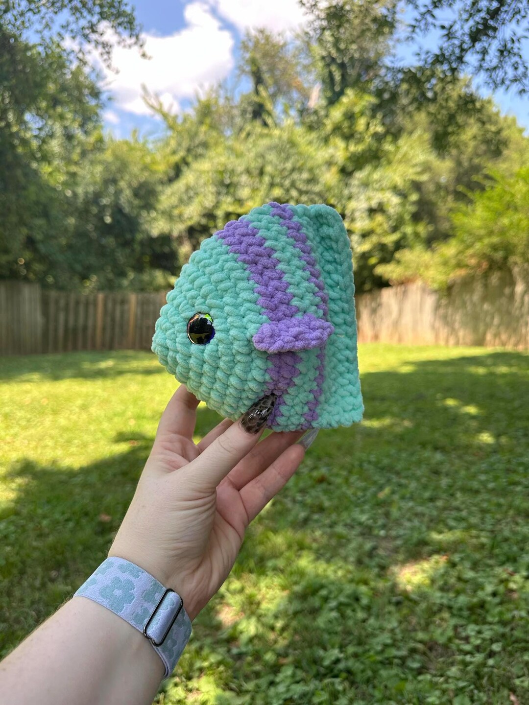 Angelfish Plushie Stuffed Water Animal Crochet Fish - Etsy