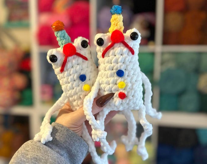 Leggy Frog Clown **made to Order** - Etsy