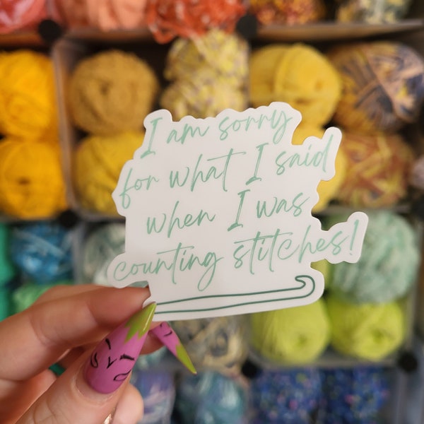 Crochet Hook Decal - Etsy