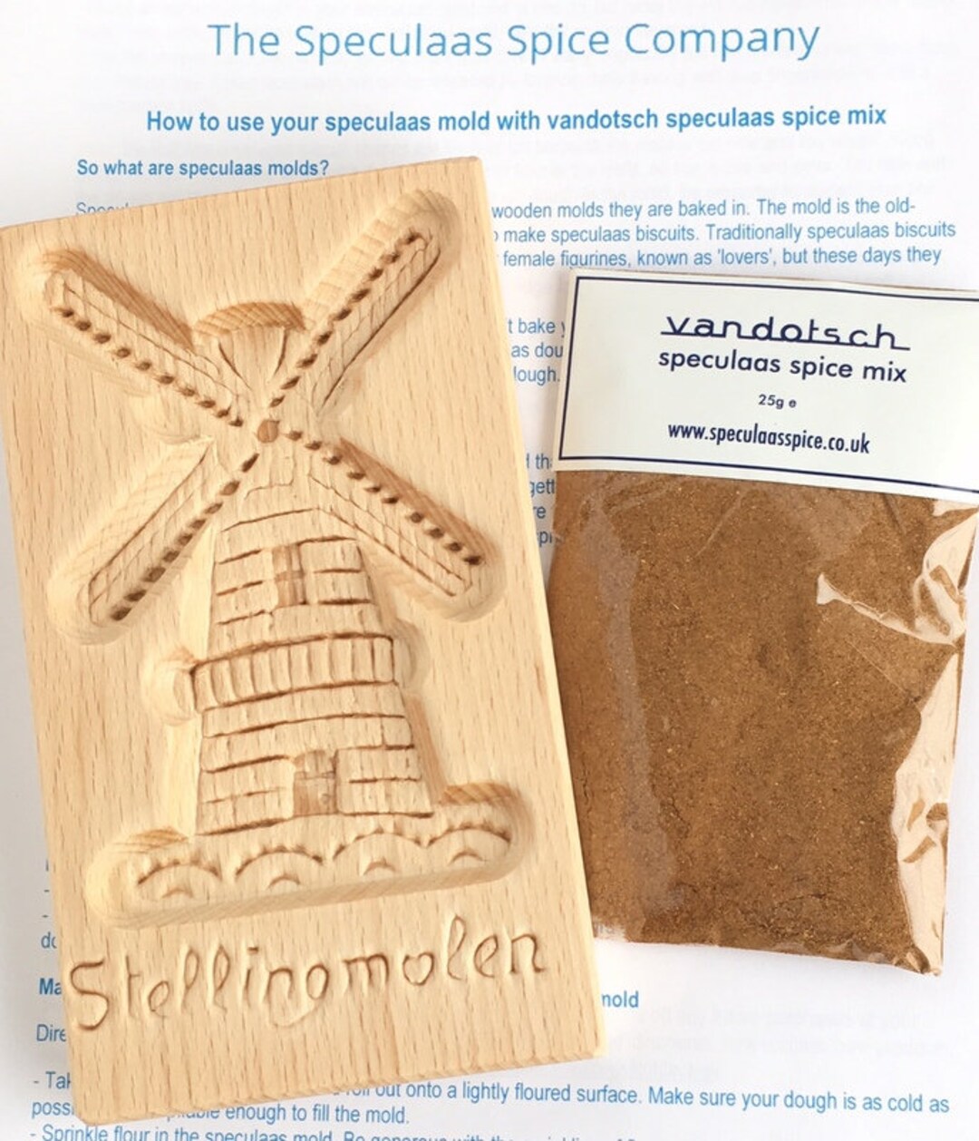 Large Windmill Mould / Mold With Vandotsch Speculaas Spice to Make ...