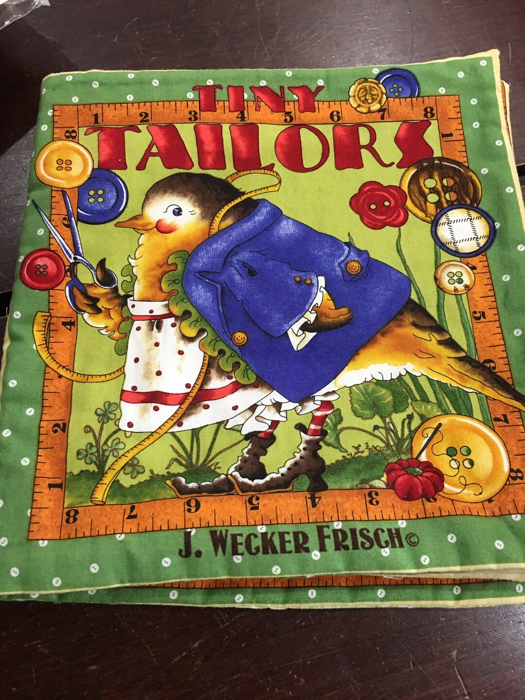 Tiny Tailors Fabric Sewing Book Images Cotton Fabric Appliqué - Etsy