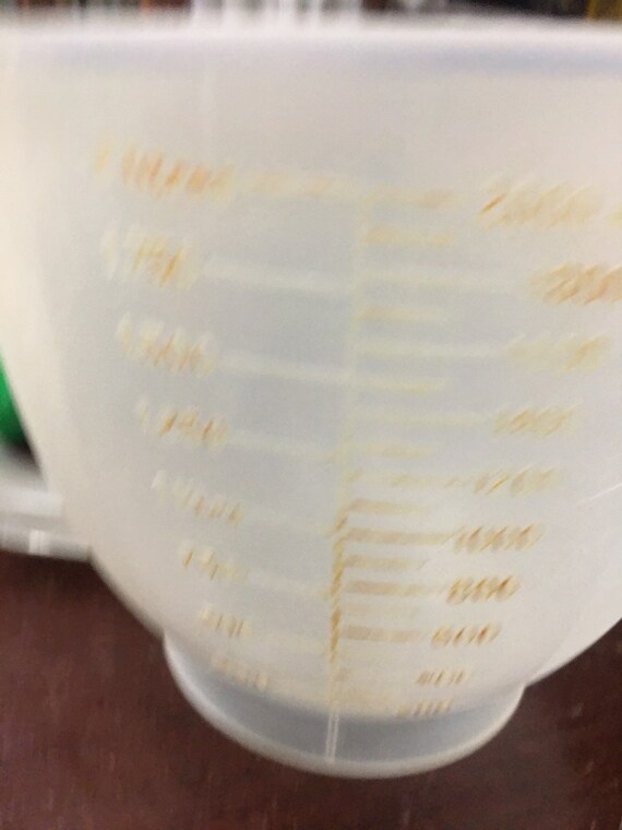 Tupperware 8 cup metric measure cup plastic storage great | Etsy