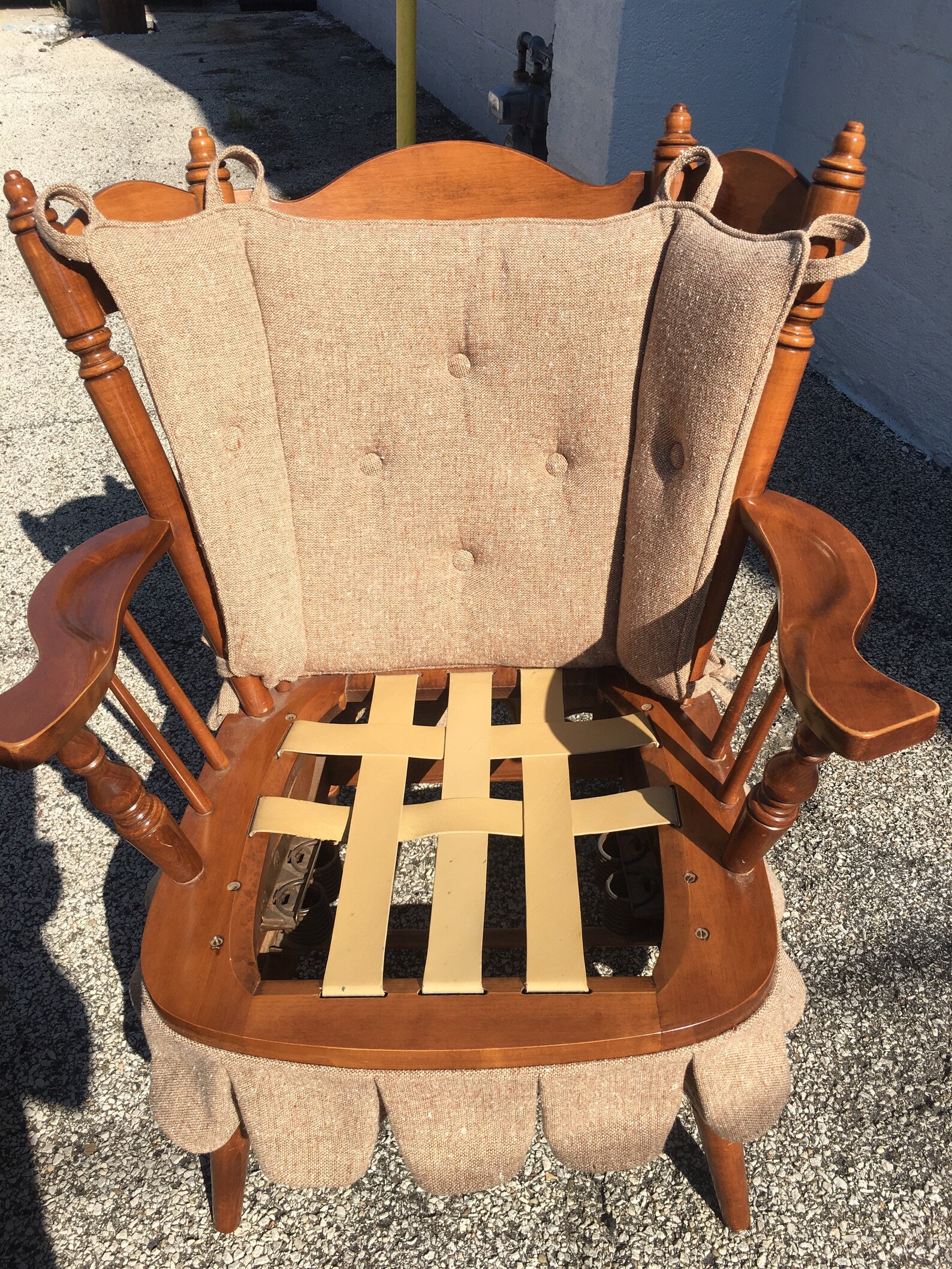 Vintage Retro Pair of Maple Rocking Chairs Modern Home - Etsy