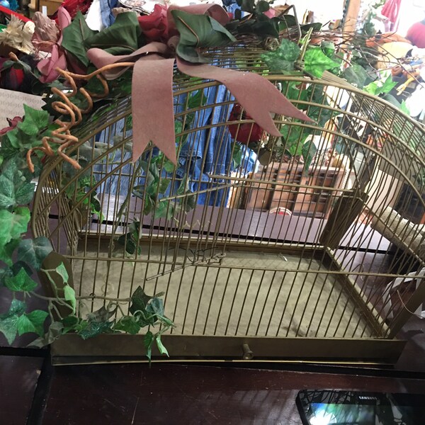Antique Bird Cage - Etsy