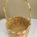 Vintage Small Wicker Easter Basket - Etsy