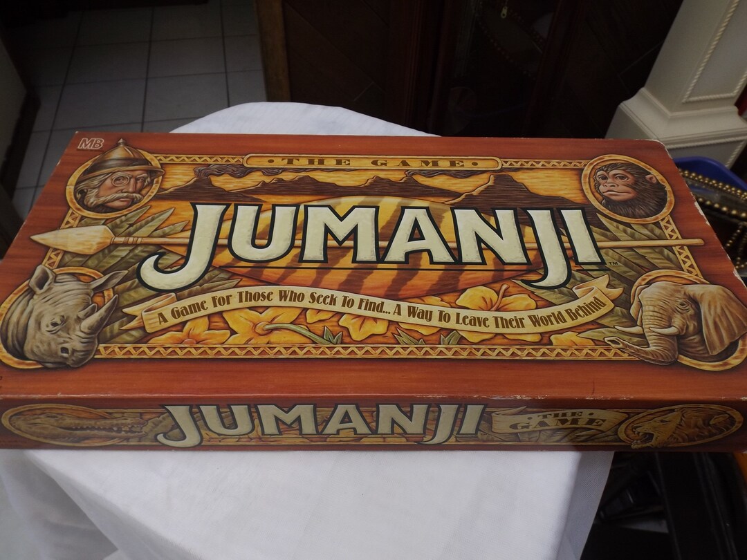 Jumanji 1995 Board Game Original Box - Etsy