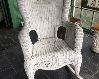 Wicker Fan Chair - Etsy