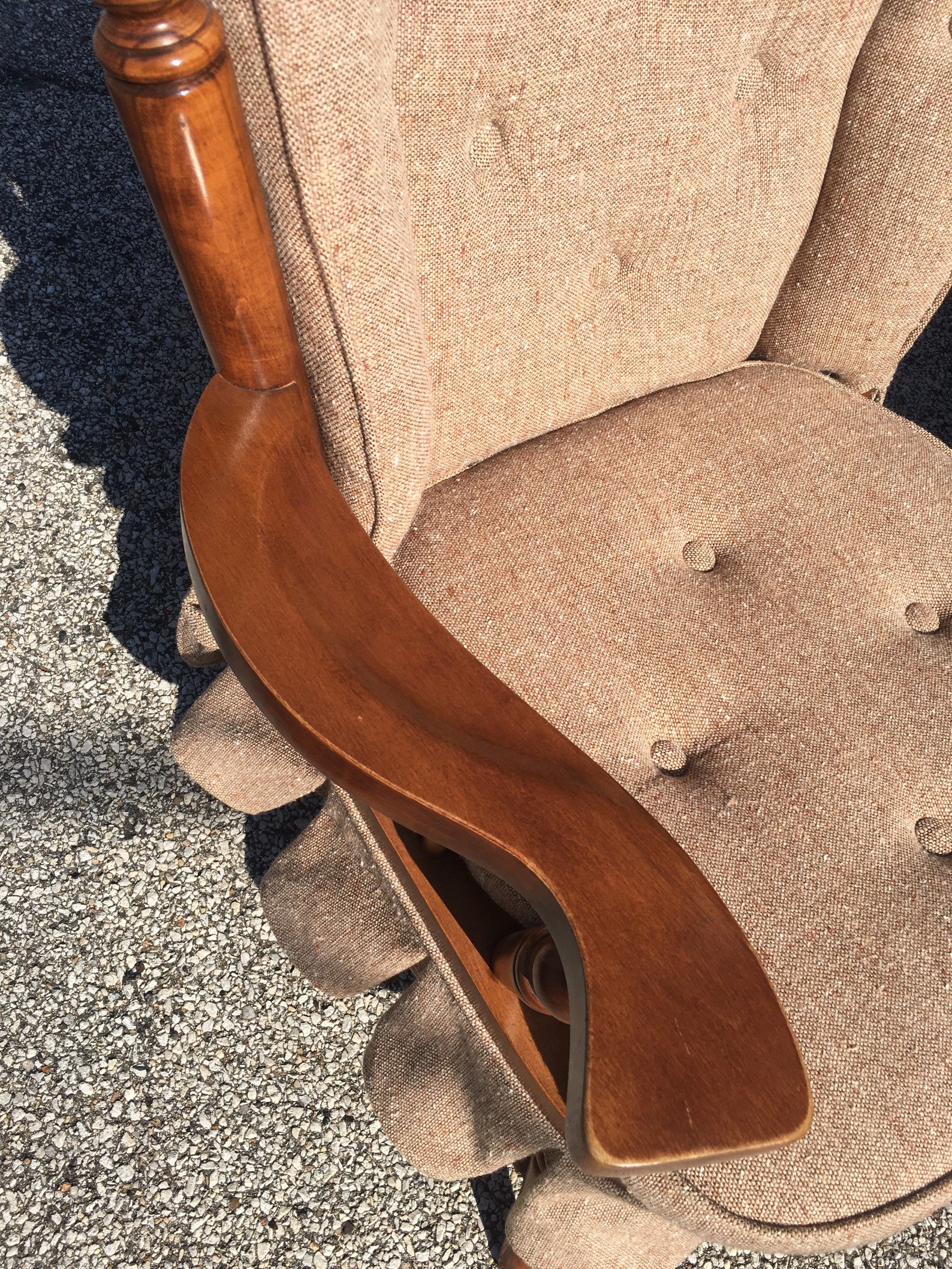 Vintage Retro Pair of Maple Rocking Chairs Modern Home - Etsy