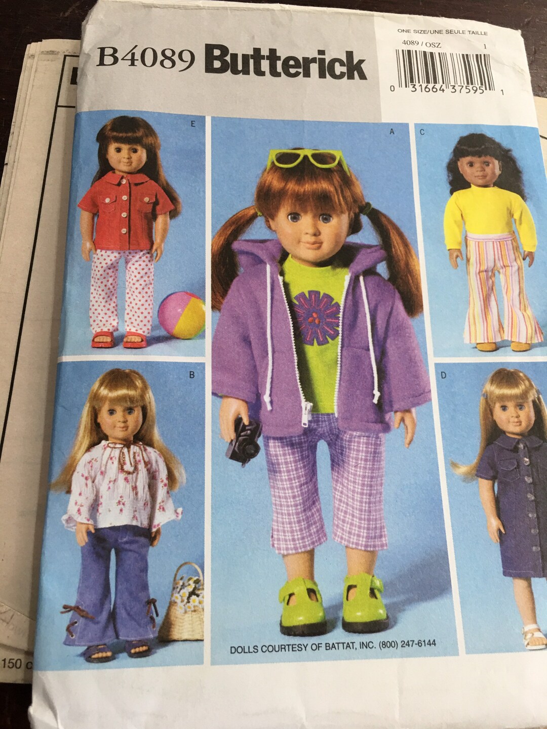 Butterick Doll Pattern B4089 Sewing Pattern Crafts Supply - Etsy