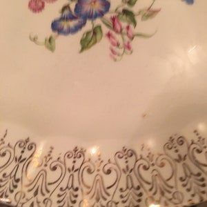 Cronin China Cabbage Rose Southern Pottery Dinner Plate Fluted Edge ...