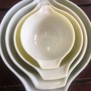 Vintage Green Citrus Pattern Pyrex Mixing Bowl 4 Piece Set - Etsy