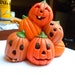 Vintage Ceramic Stacked Smiling Pumpkin Halloween Decorations - Etsy