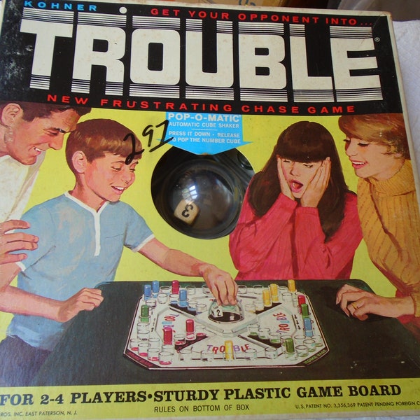 Trouble Game Svg - Etsy