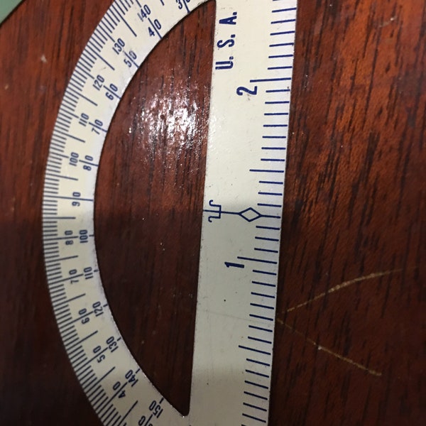 Vintage Protractor - Etsy