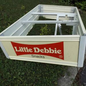 Vintage Little Debbie Advertising Canopy Display Bar Top Retro Lighting ...