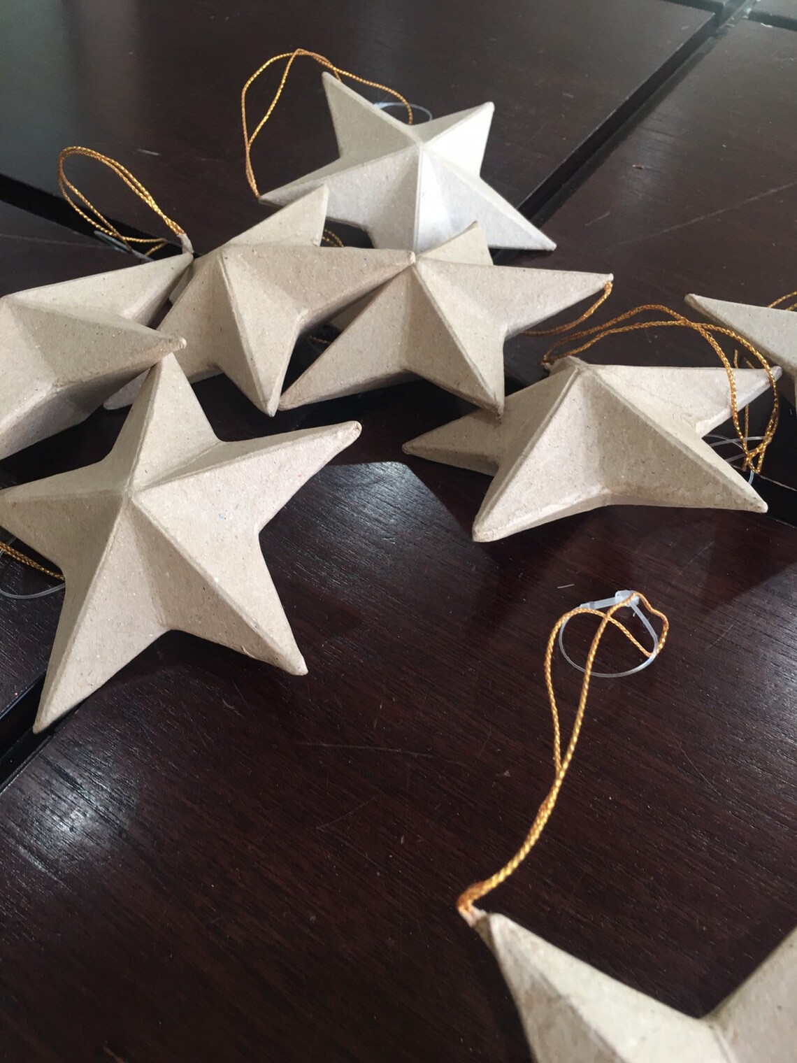 Craft paper 5 sided star decorative farmhiuse holiday wedding | Etsy
