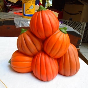 Vintage Ceramic Stacked Smiling Pumpkin Halloween Decorations - Etsy