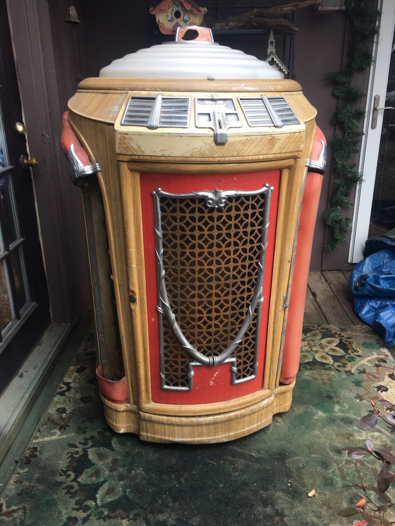Seeburg Juke Box Cabinet Shell Old School Music Repurpose - Etsy
