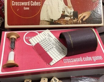 Crossword Cubes Game - Etsy