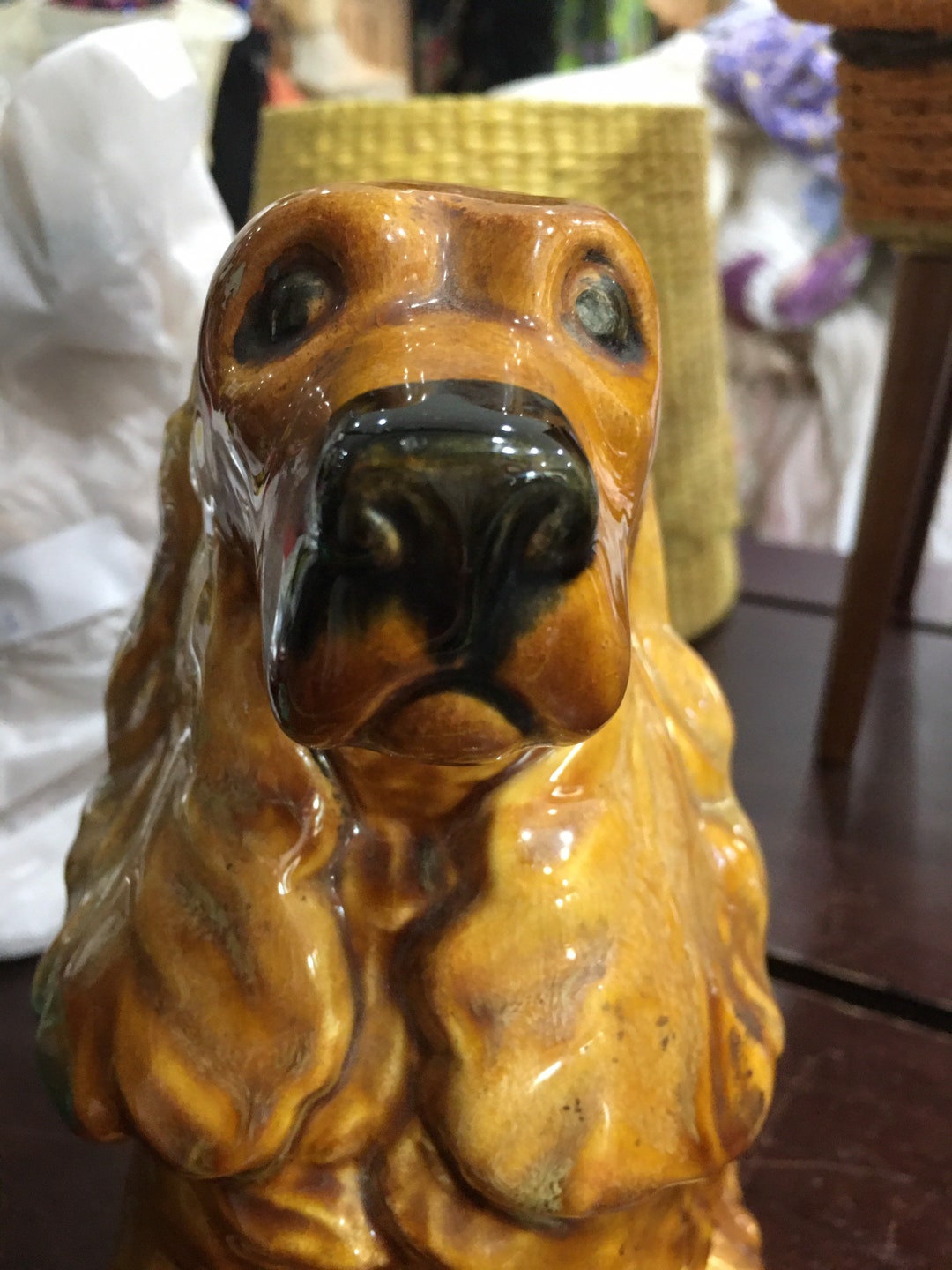 Royal Haeger Gold Cocker Spaniel Dog Statue - Etsy