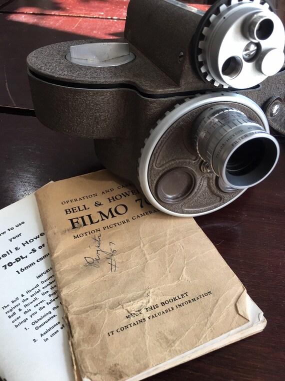 Bell and Howell Filmo 70 motion picture camera old movie | Etsy