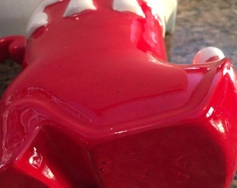 Ceramic Santa Pitcher - Etsy