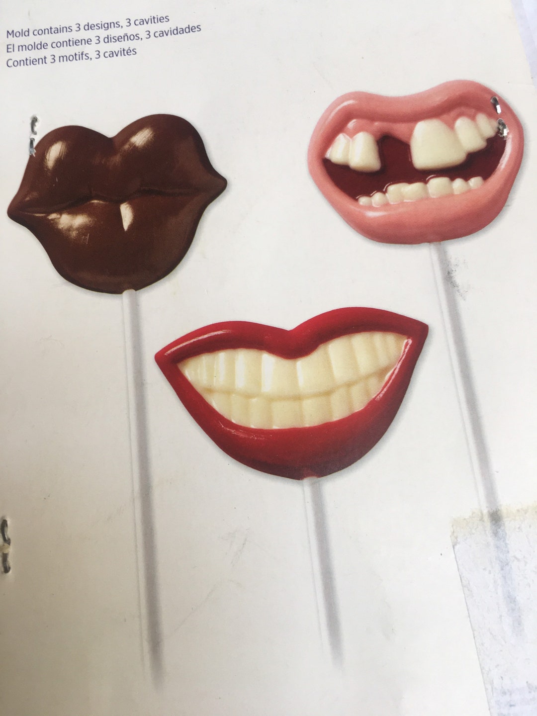 Halloween Lollipop Funny Faces Candy Mold by Wilton Farmhouse Birthday ...