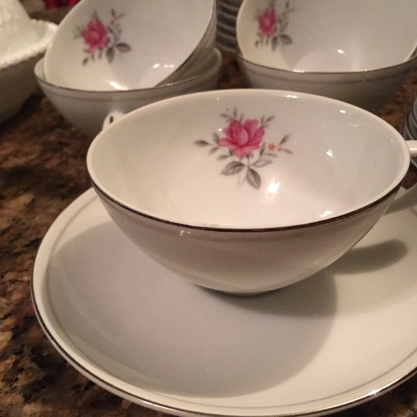 Rose Pattern China - Etsy