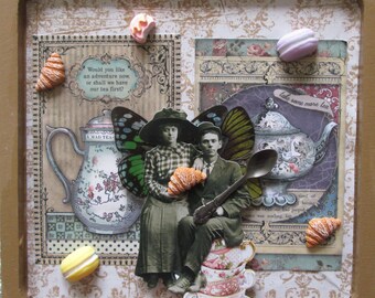 Large Wooden Sign TEA & CAKE Rustic, Handmade, Shabby Chic - Etsy