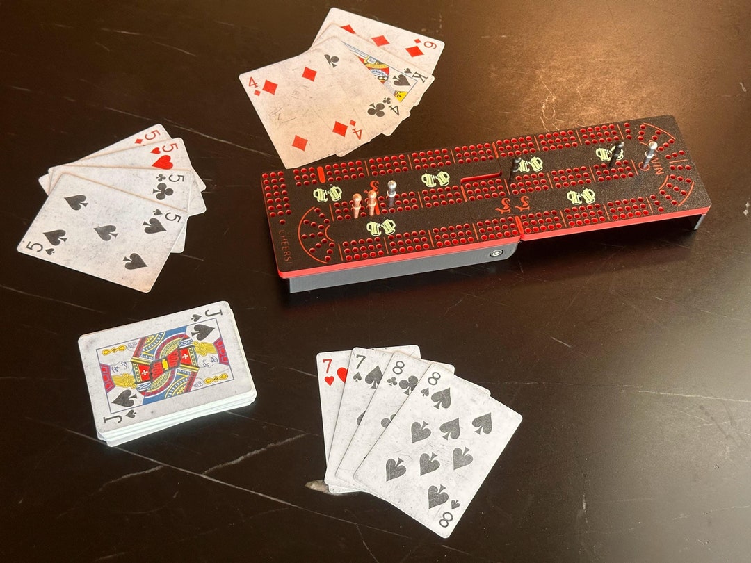 3D Printed Custom Cribbage Board - Etsy