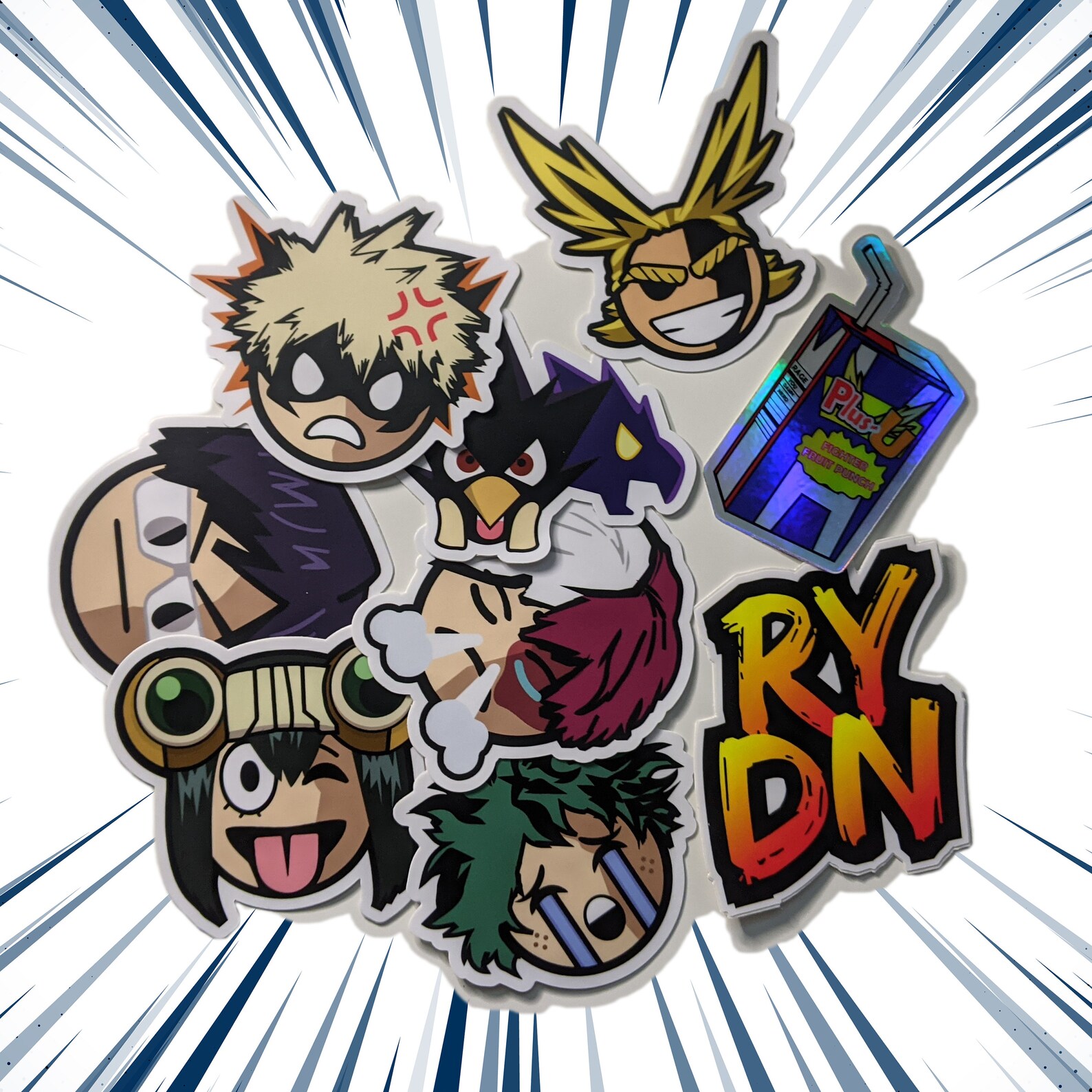 My Hero Academia MHA Sticker Pack | Etsy