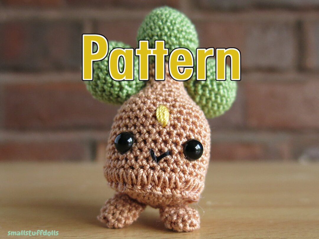 Bonsly Pattern X Mini Amigurumi Crochet Pokemon Doll Digital Download ...