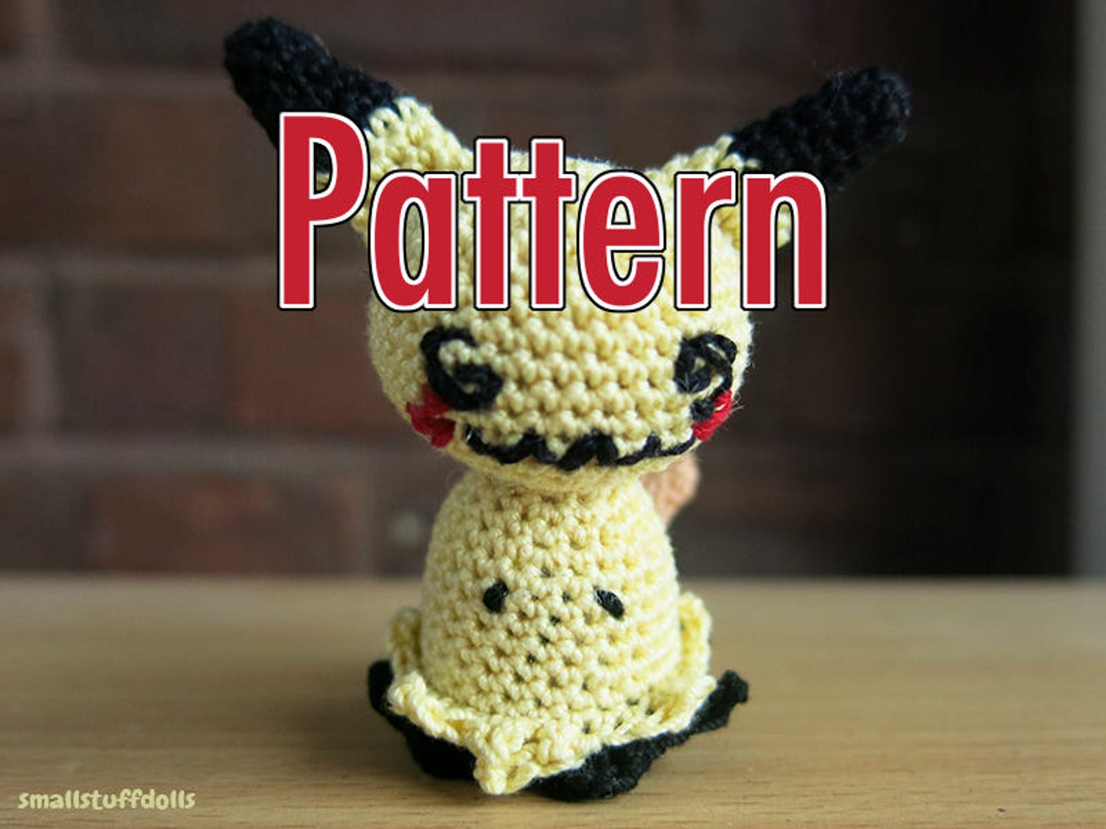 Mimikyu Crochet Pattern X Amigurumi Pokemon Doll Digital - Etsy