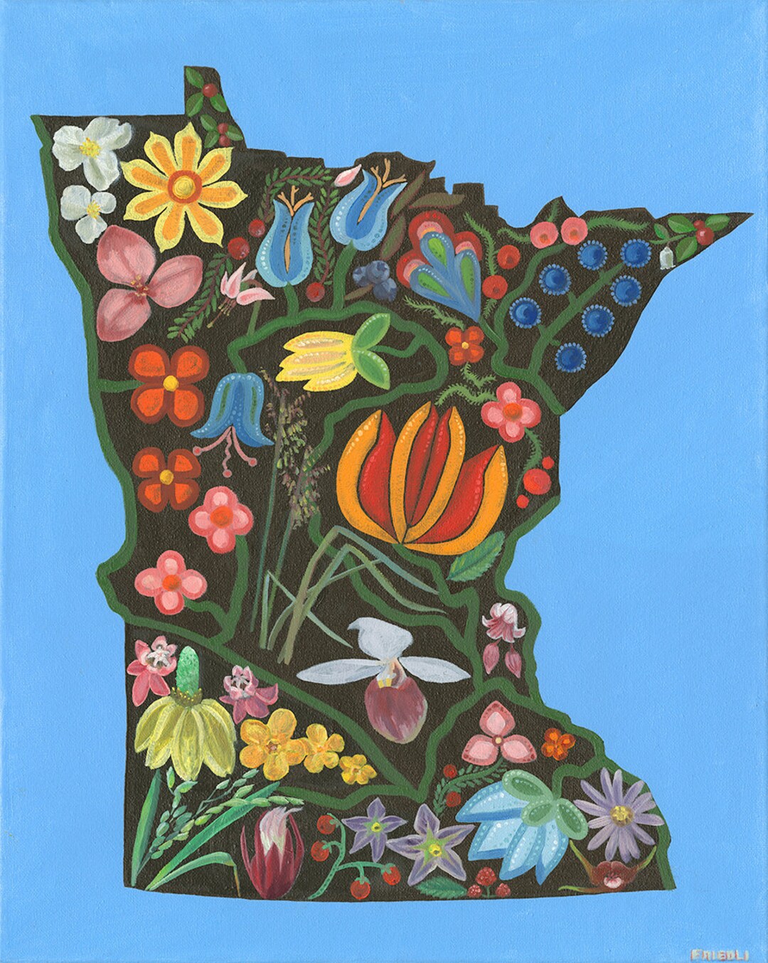Minnesota Floral - Etsy