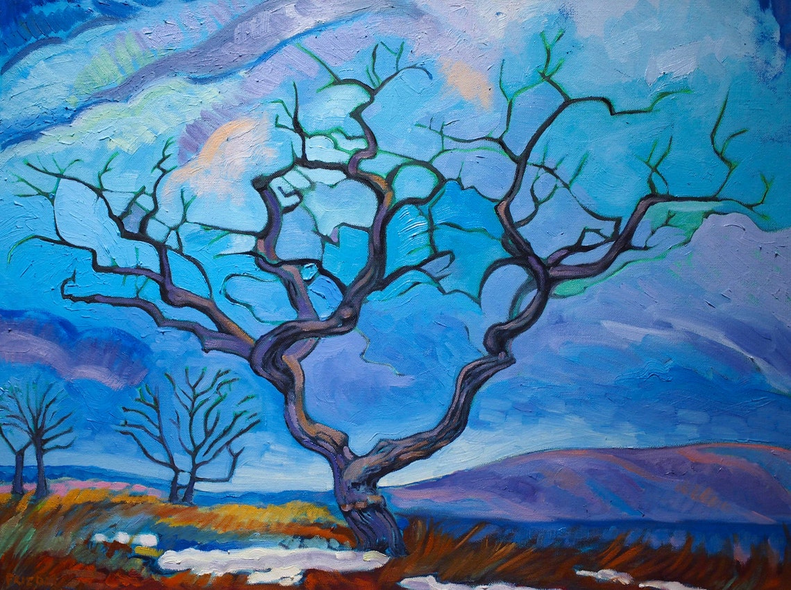 Winter Tree - Etsy