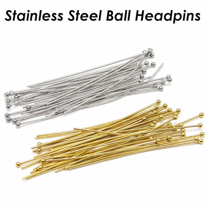 Pearl Head Pins - Etsy