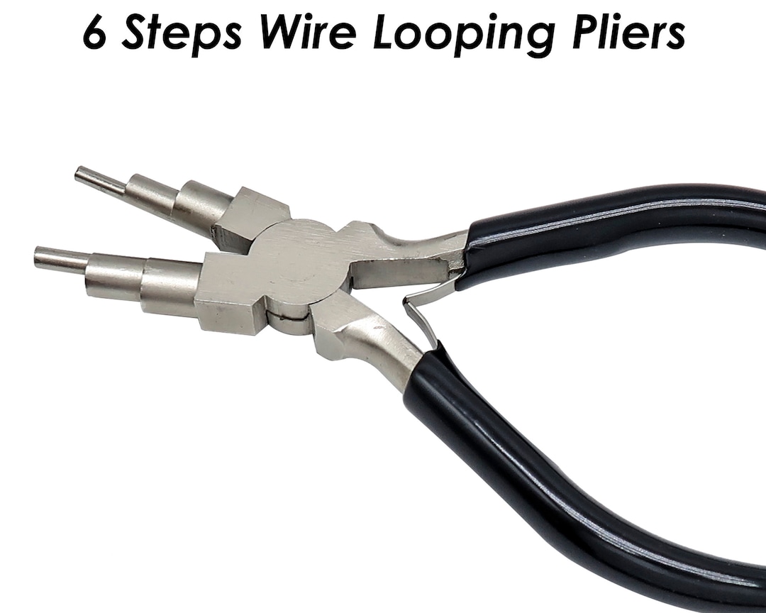 6 Step Wire Looping Pliers, Bail Making Pliers, DIY Beading Tools, Wire ...