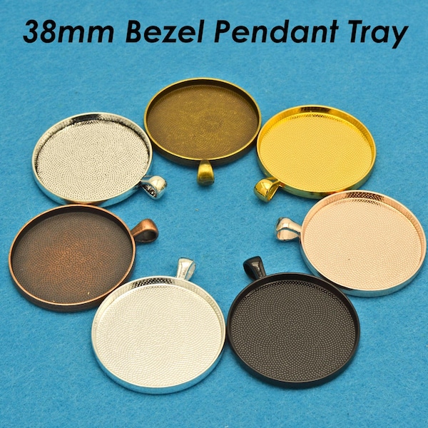 Silver 38mm Coin Bezel - Etsy UK