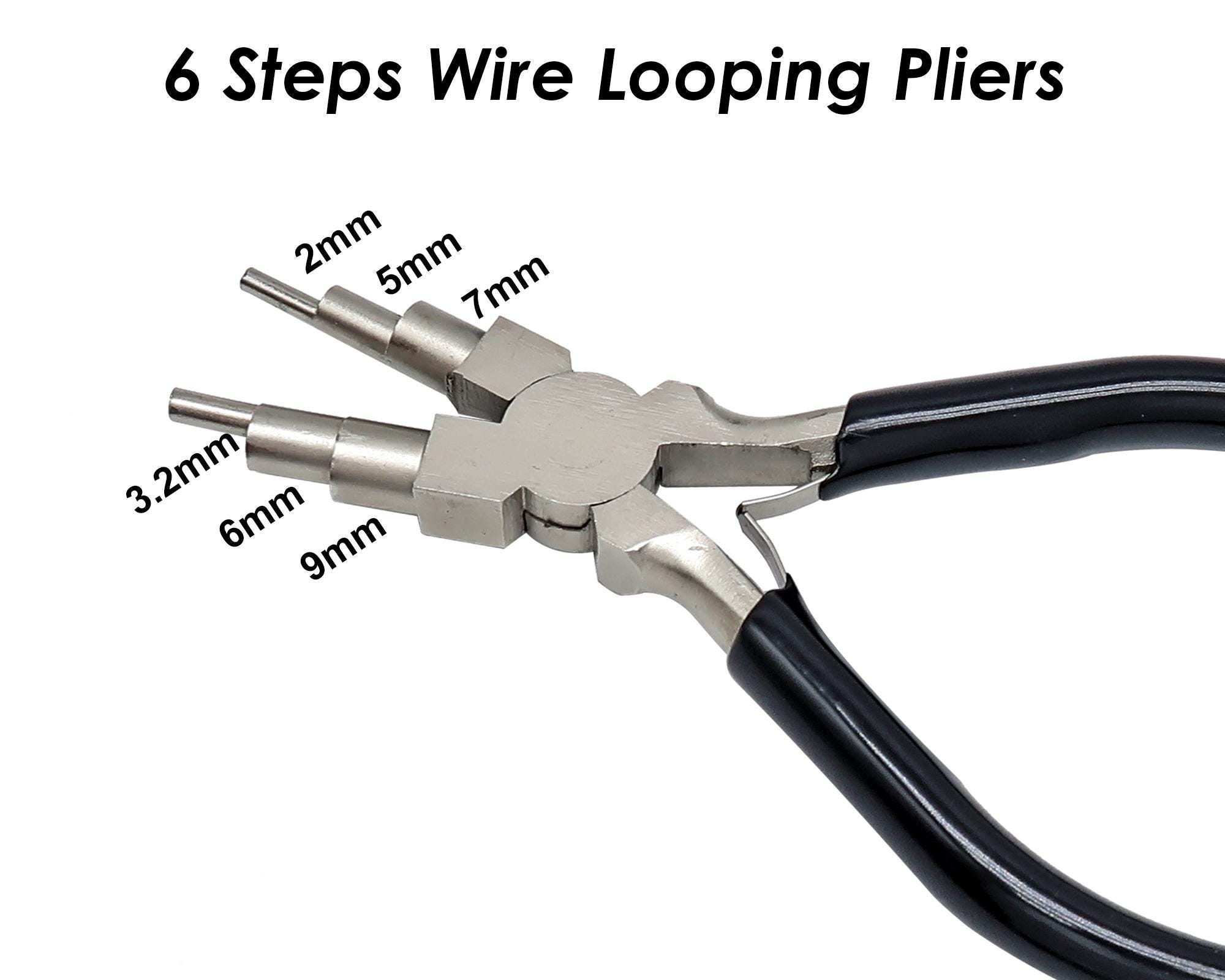 6 Step Wire Looping Pliers, Bail Making Pliers, DIY Beading Tools, Wire ...