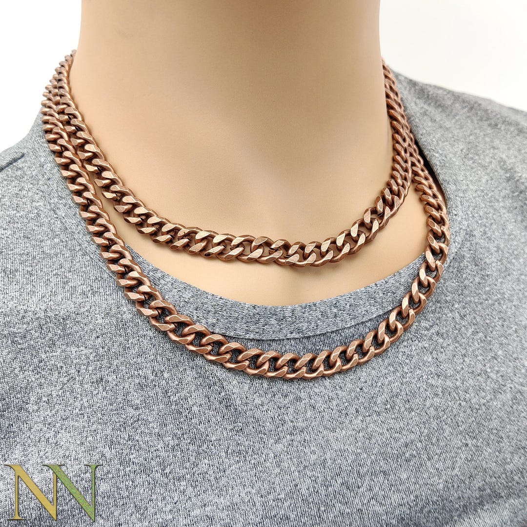 8mm Cuban Necklaces for Men Women, Big Cuban Link Necklace, Stainless ...