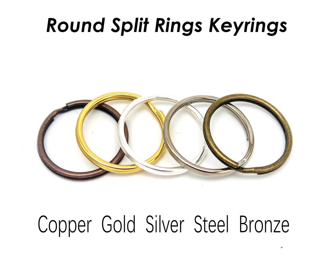 Bulk Wholesale Key Rings, Circle Keyring Split Ring, Keychain Supplies ...