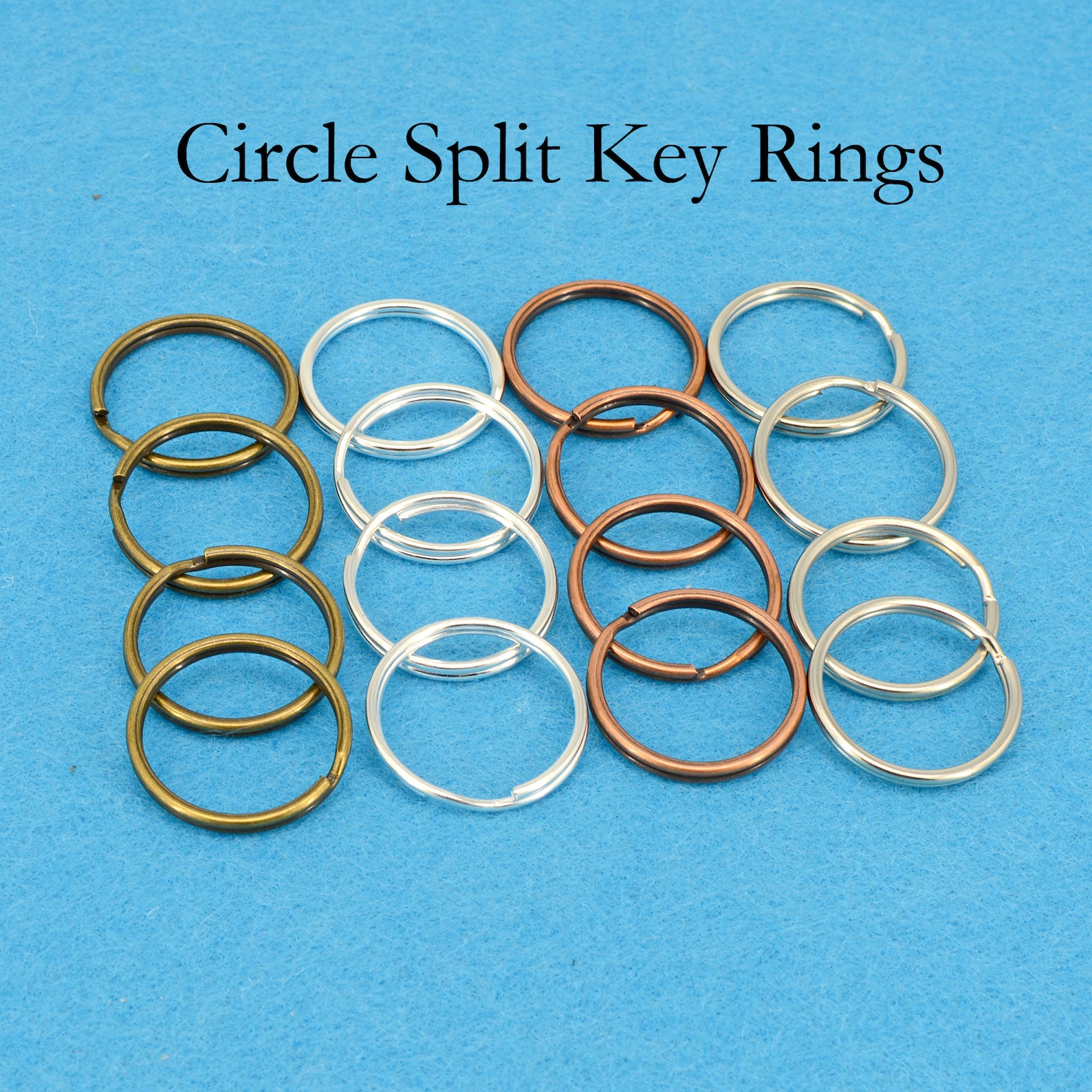 Bulk Wholesale Key Rings Circle Keyring Split Ring Keychain - Etsy