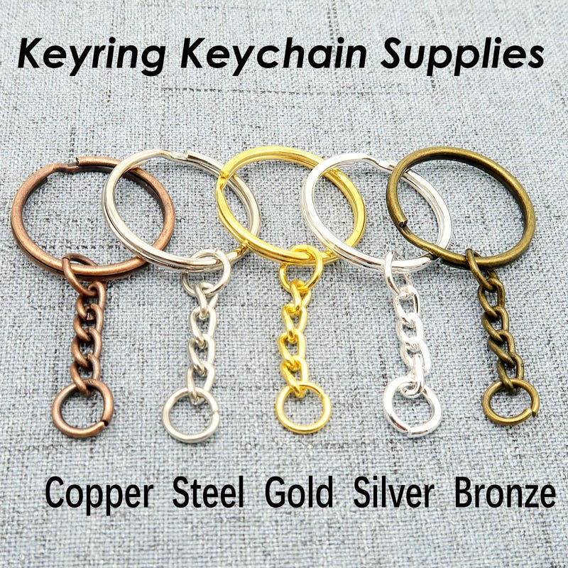 Split Ring Key Ring - Etsy