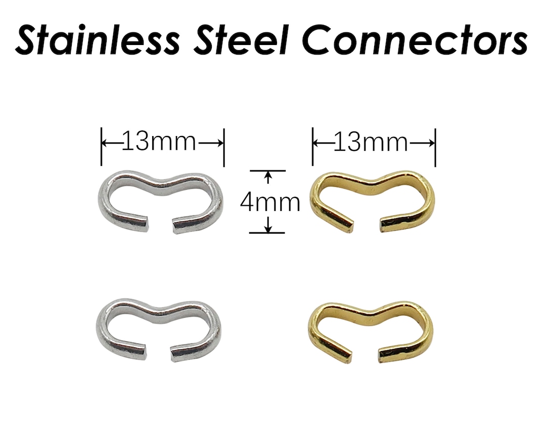 3 Shaped Connectors Gold Silver for Jewelry Making, Buckle Clasp ...
