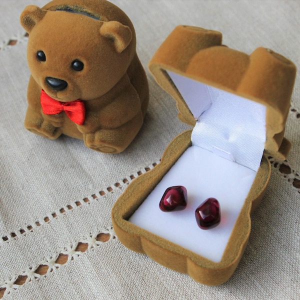 Wooden Teddy Bear Necklace - Etsy