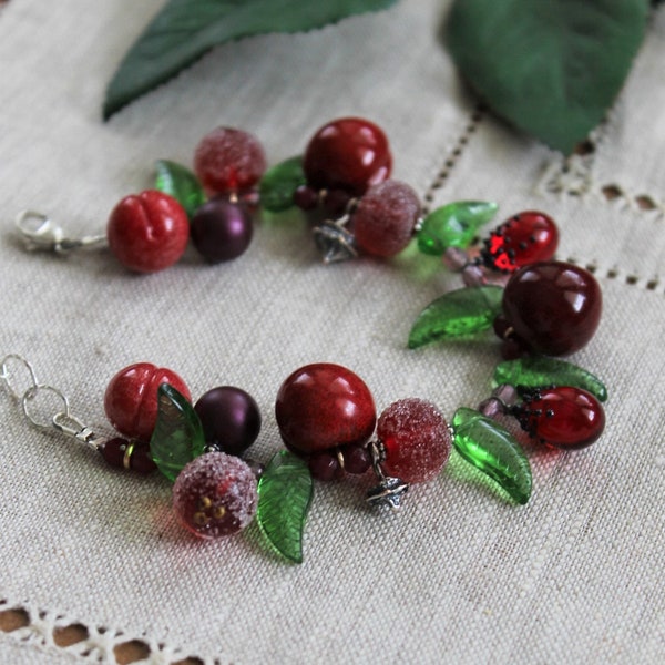 Glass Berries - Etsy
